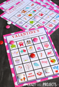Valentine’s Bingo Game - Crazy Little Projects