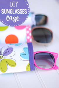 Quick & Easy DIY Sunglasses Case Pattern - Crazy Little Projects