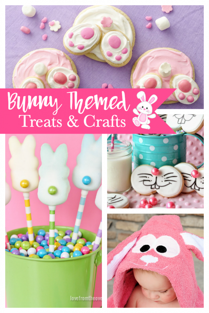 25 Easter Crafts & Treats with Bunnies - Crazy Little Projects