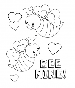 Cute Valentine's Day Coloring Pages for Kids - Crazy Little Projects