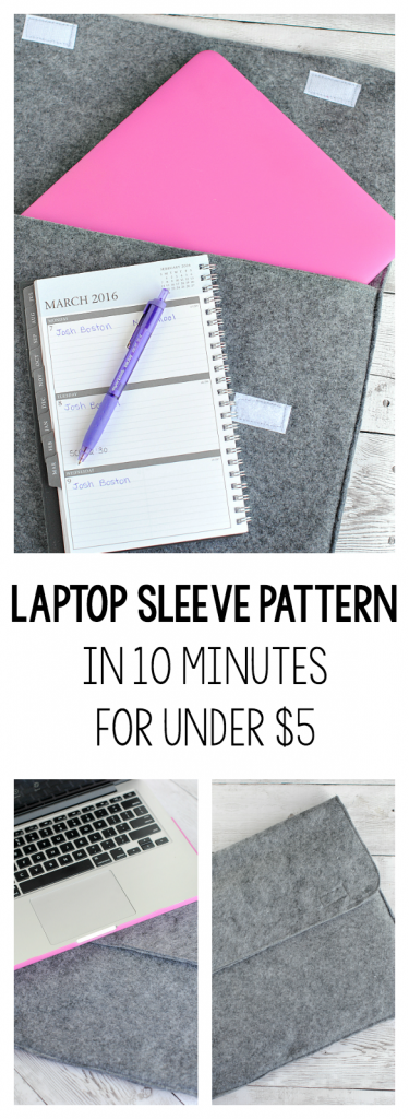 DIY Laptop Sleeve: Make it in Ten Minutes - Crazy Little Projects