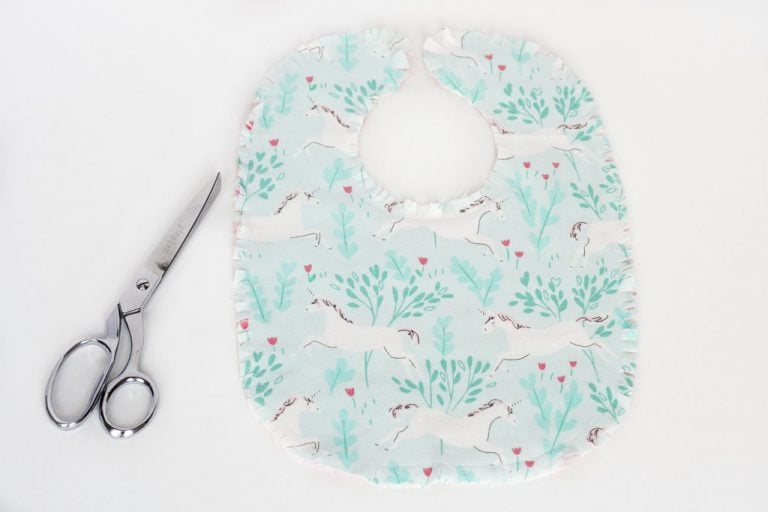 Cute & Easy Baby Bib Pattern - Crazy Little Projects