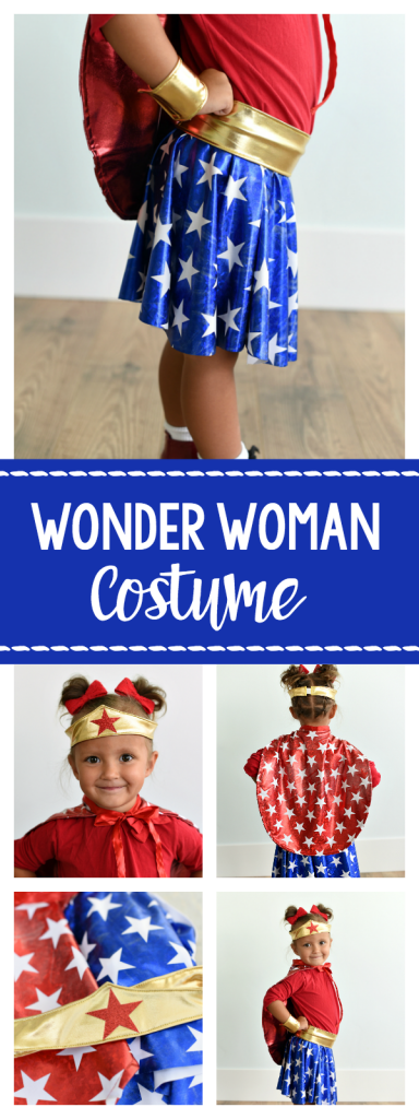 Wonder Woman Costume Pattern for Kids - Crazy Little Projects