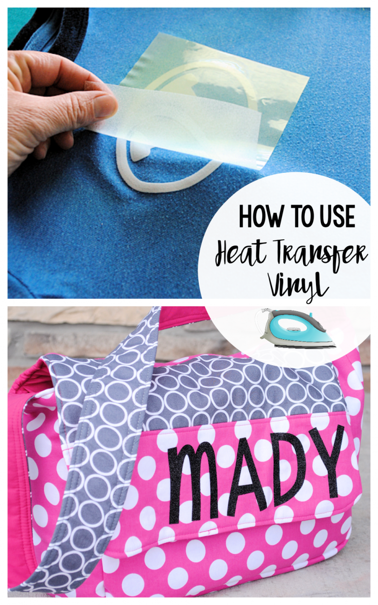 How to Use Heat Transfer Vinyl - Crazy Little Projects