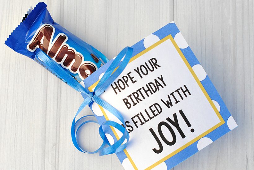 Candy Bar Sayings for Simple Birthday Gifts - Crazy Little Projects