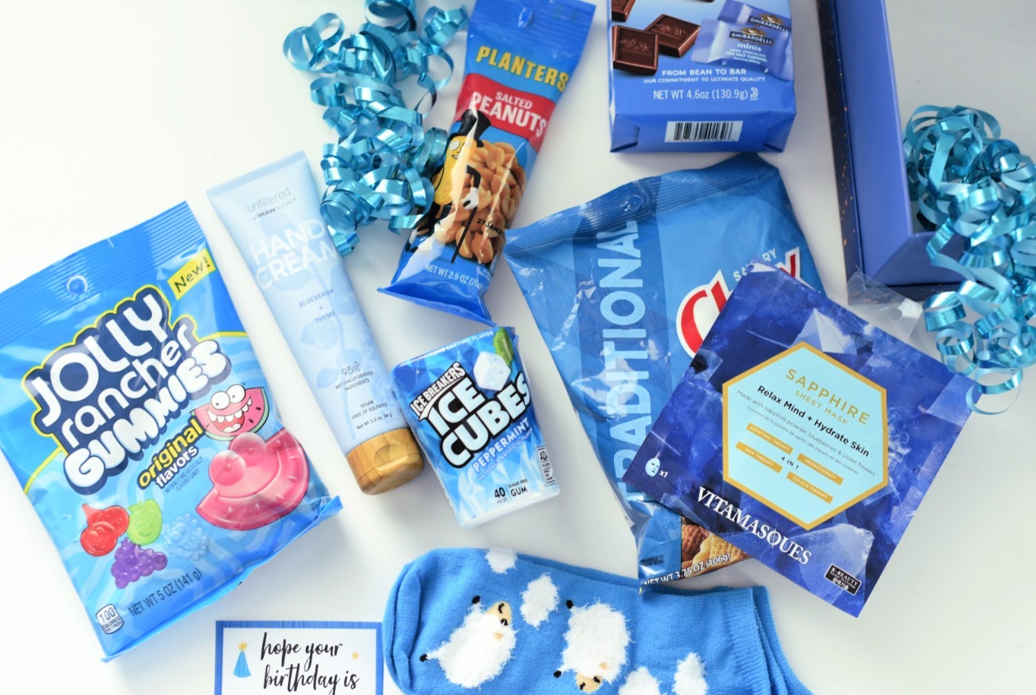 Blue Themed Birthday Gift Idea Crazy Little Projects