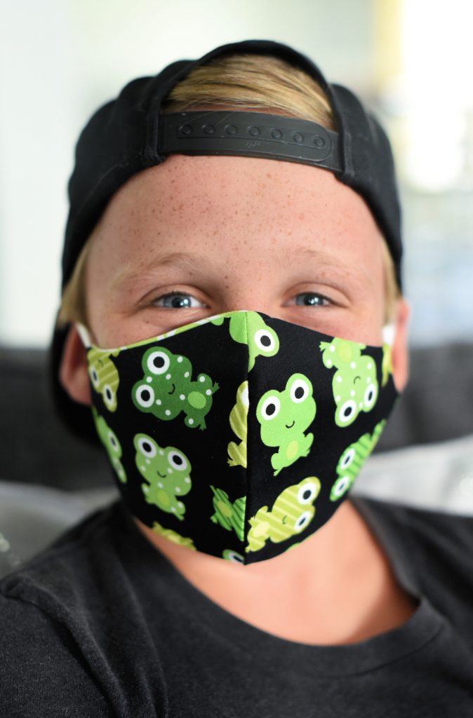 Simple & Comfortable Face Mask Pattern - Crazy Little Projects