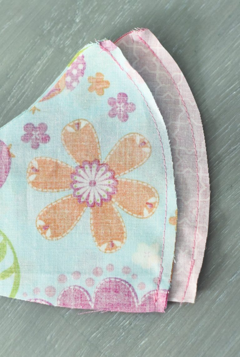 Simple & Comfortable Face Mask Pattern - Crazy Little Projects