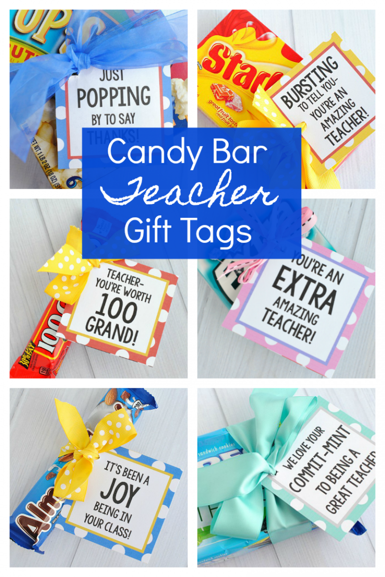 Candy Bar Teacher Appreciation Gifts - Crazy Little Projects