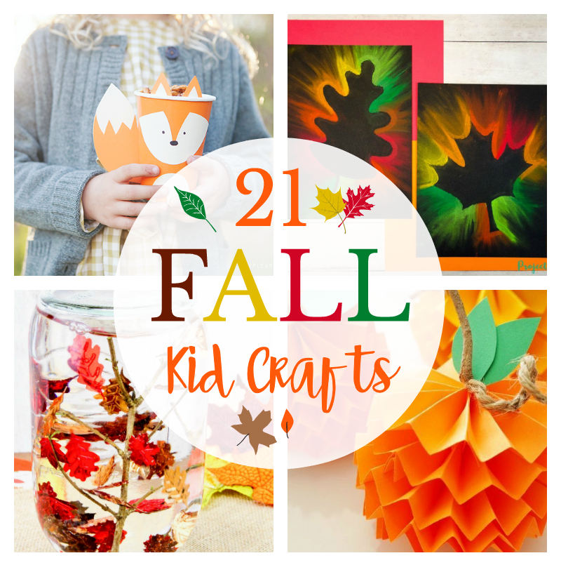 21 Fall Crafts For Kids Crazy Little Projects